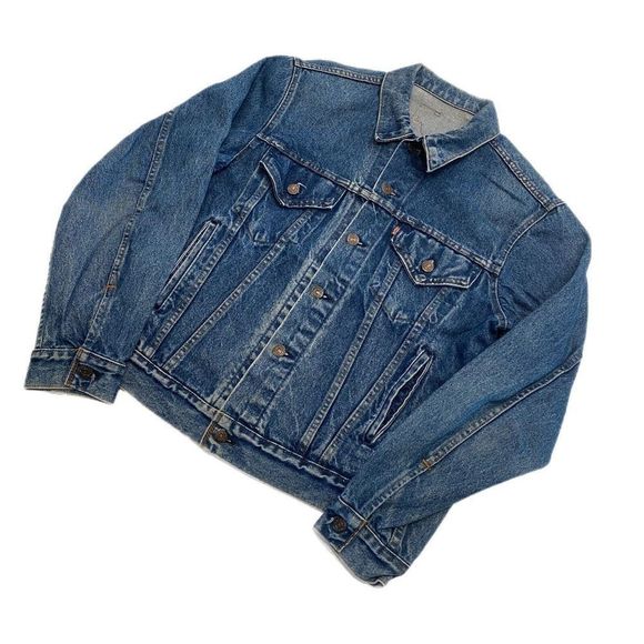 Levi's | Jackets & Coats | Vintage Levis Denim Truckerakira Stencil Usa ...